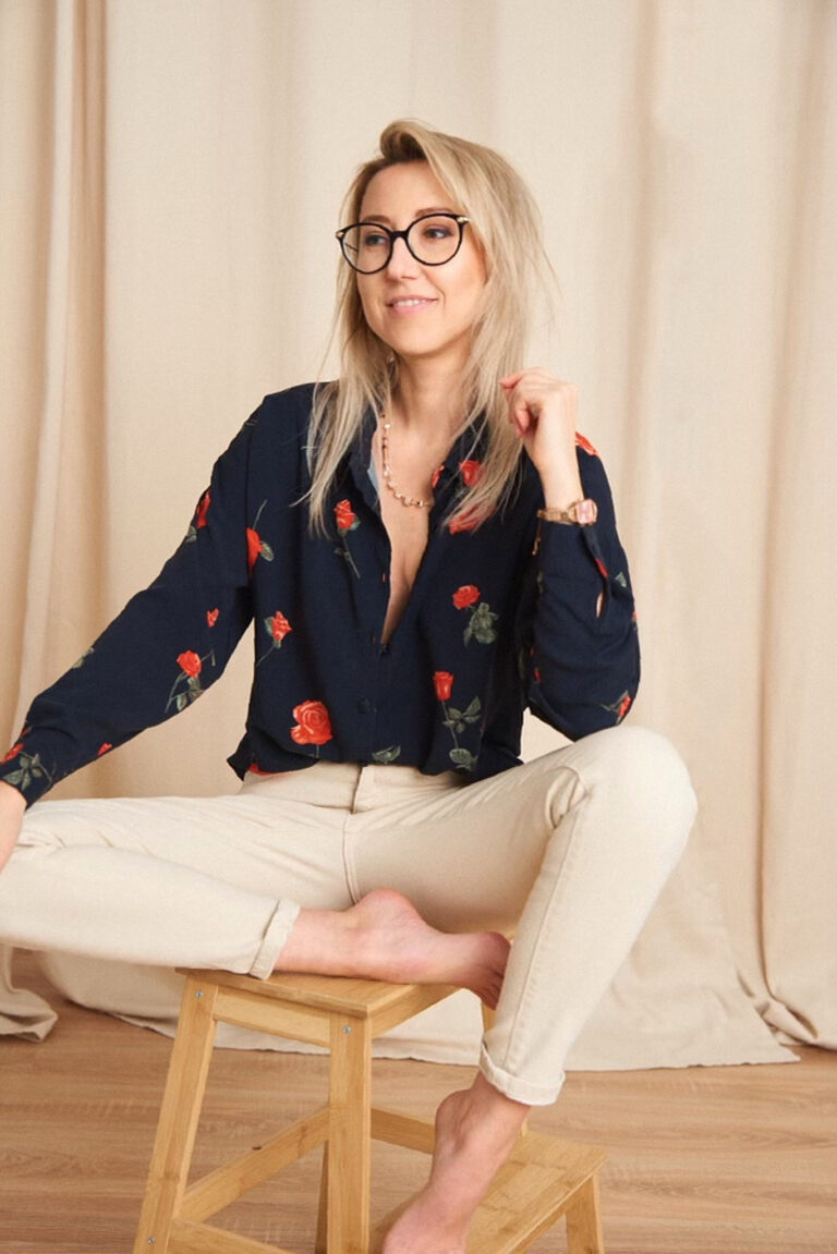 Bluzka Valencia Modert Art Purple – Fuerta